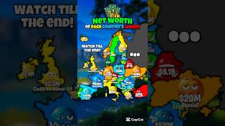💵 What is the networth of your country’s leader? 💵 #mapping #geography #europe #edit insp: maxgeo