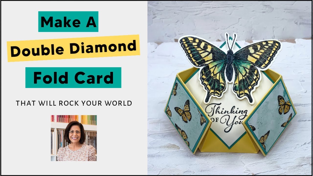 🔴 Make a Double Diamond Fold Card That Will Rock Your World - YouTube