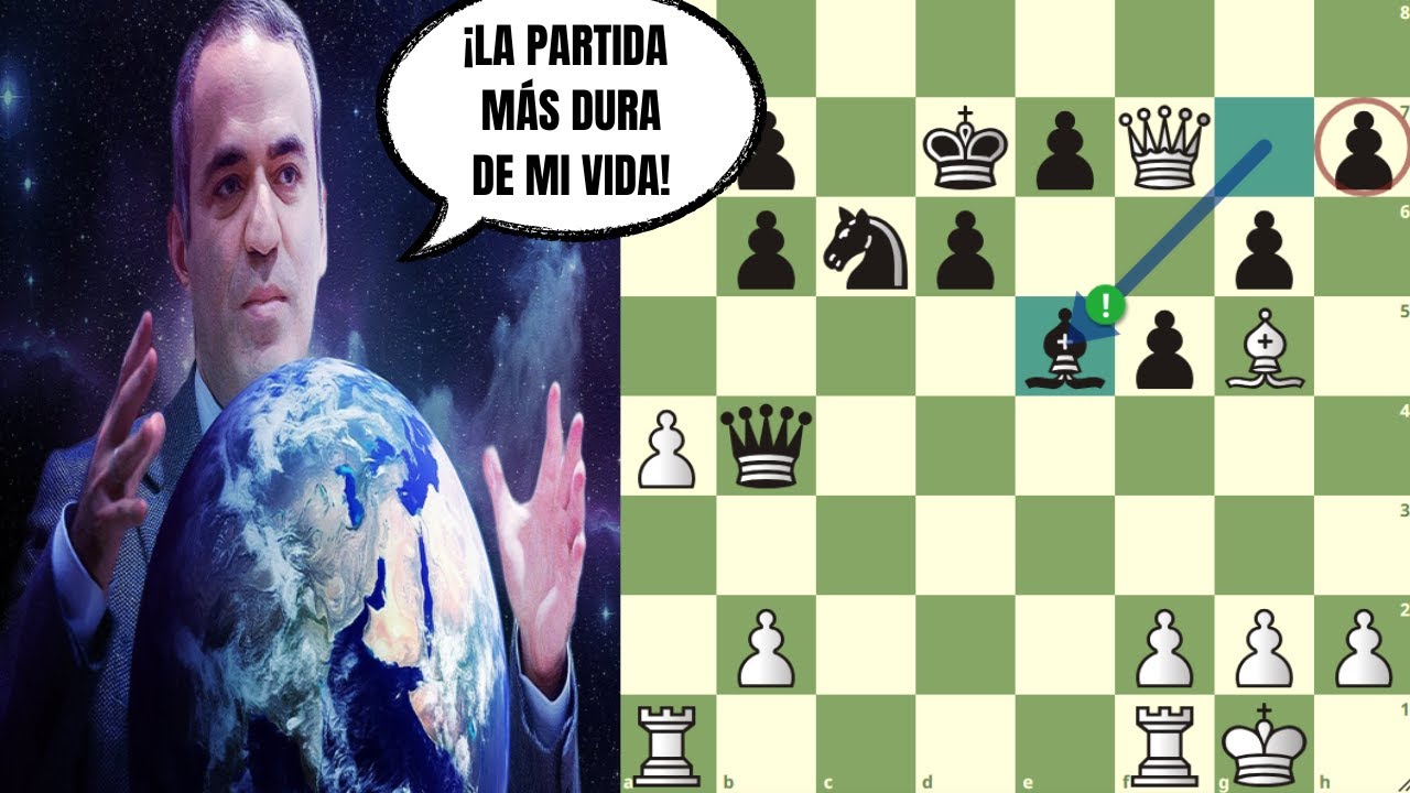 ¡LA PARTIDA MÁS GRANDE DE LA HISTORIA! 👏: Kasparov vs El Mundo (1999 ...