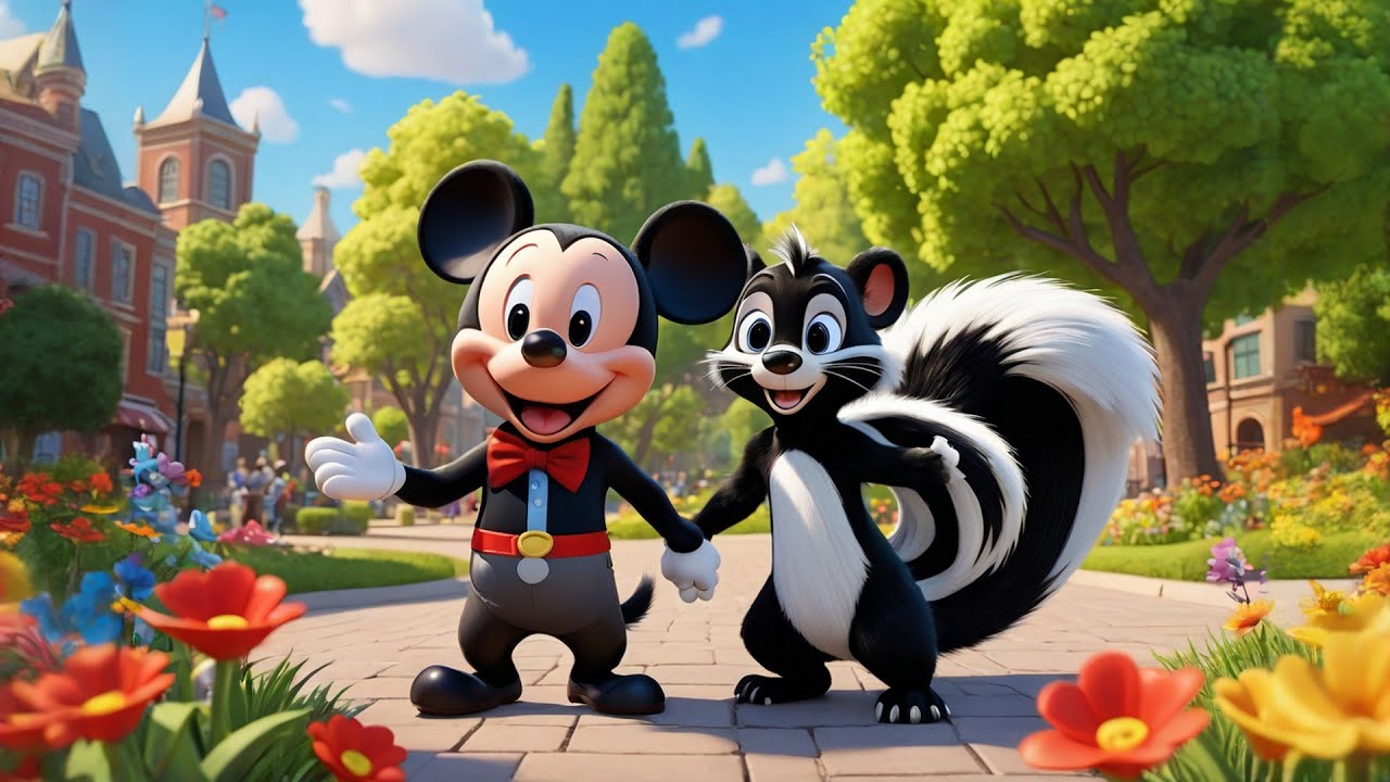 🌟 Mickey & The Superhero Skunk! 🦨🦸‍♂️ | A Fun & Stinky Adventure! 🌟 ...