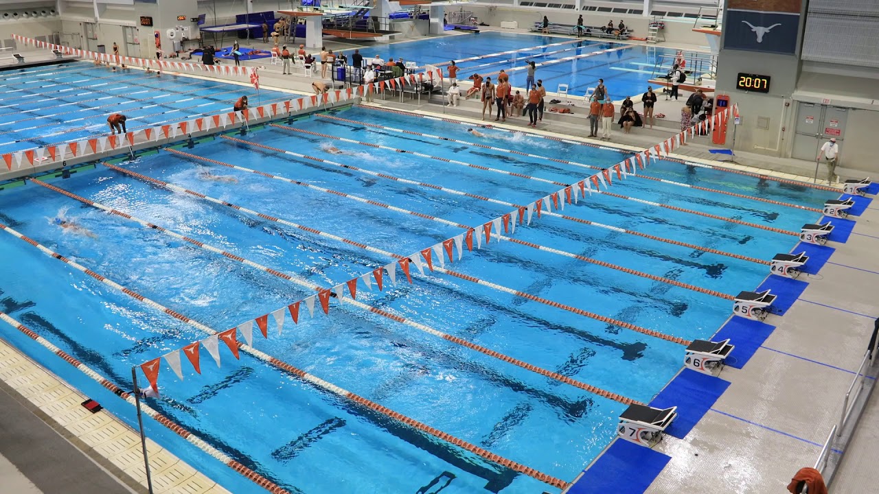 Texas vs Texas A&M - Men's 500 Free (Heat 2: Coby Carrozza, 4:22.79 ...