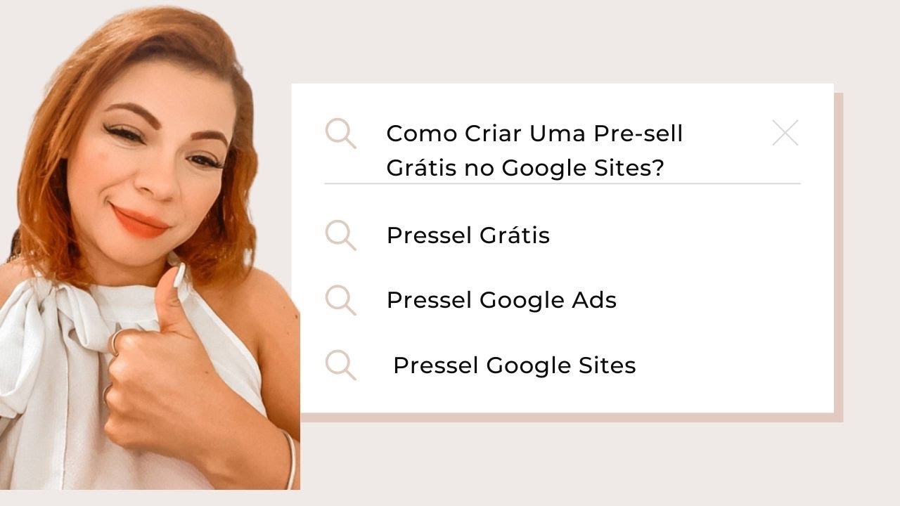 É FÁCIL CRIAR PRESSEL GRÁTIS NO GOOGLE SITES - YouTube