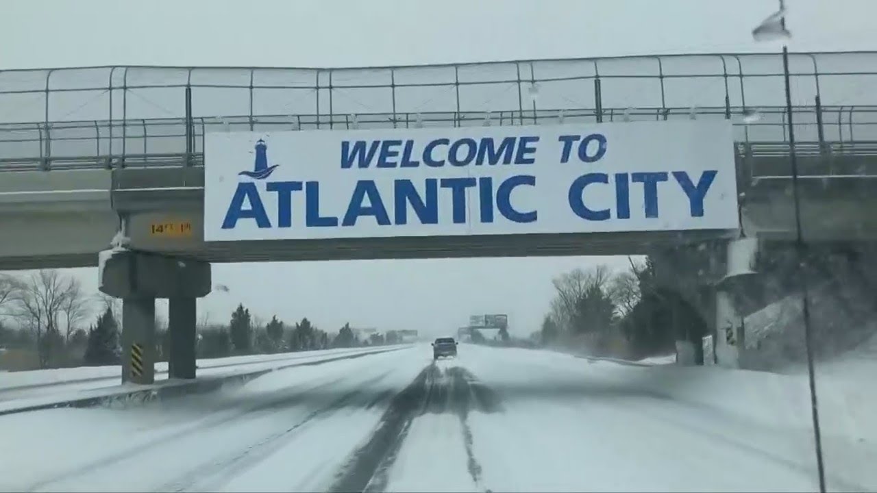 Atlantic City Records Ninth Biggest Snowstorm - YouTube