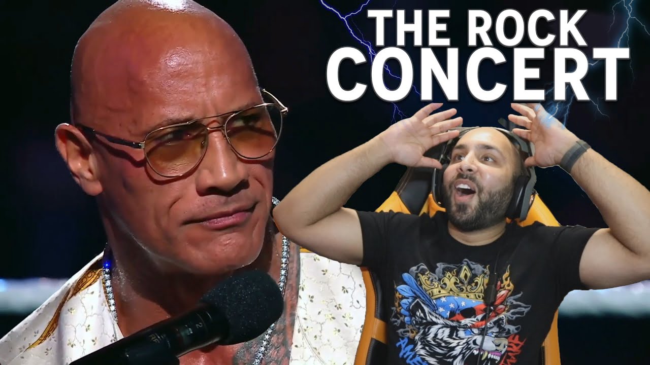 LIVE REACTION to THE ROCK CONCERT on Smackdown! - YouTube