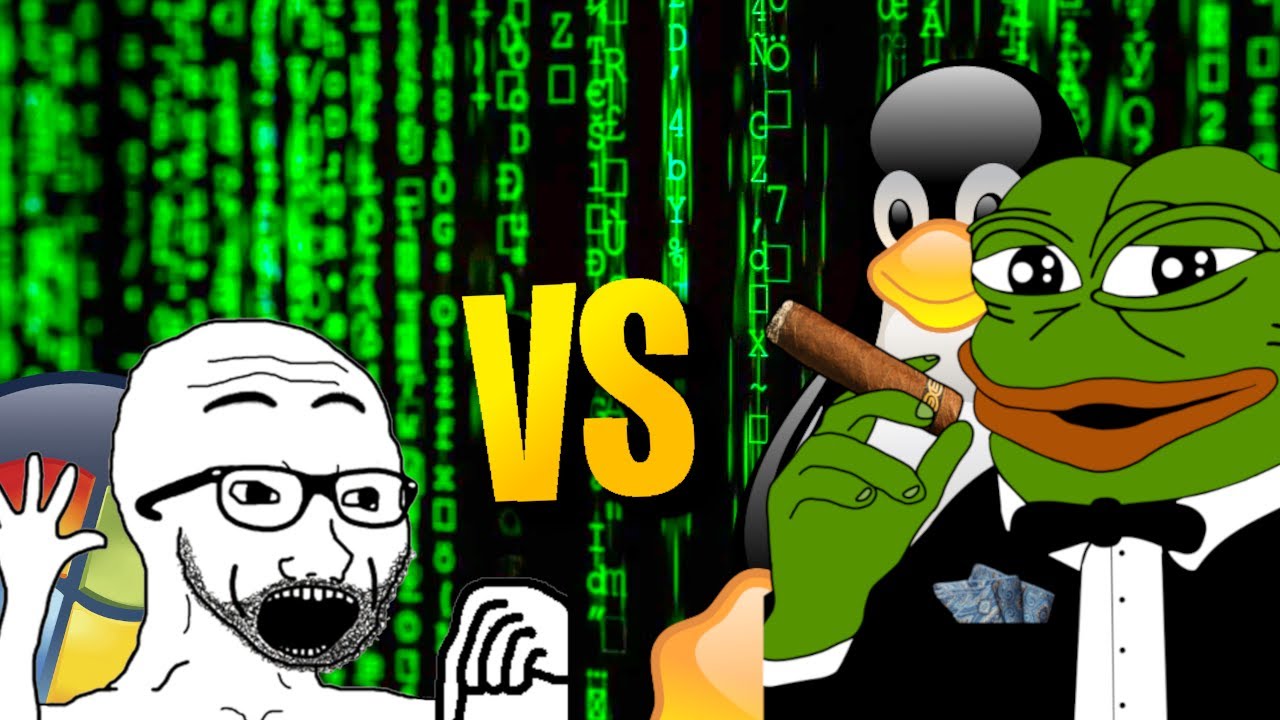 Usuário de Linux Vs Windows - Fingindo ser hacker Meme - YouTube