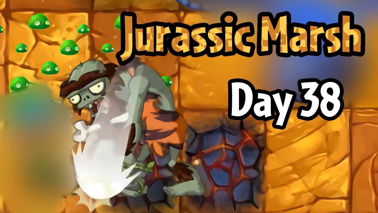 Plants vs Zombies 2 - Jurassic Marsh Day 38: Jurassic Rockpuncher ...