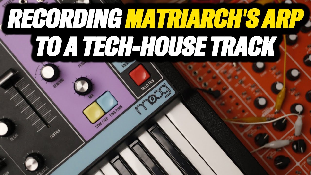 Electronic Music w/ Moog Matriarch, Pulsar 23 & Mellotron - YouTube