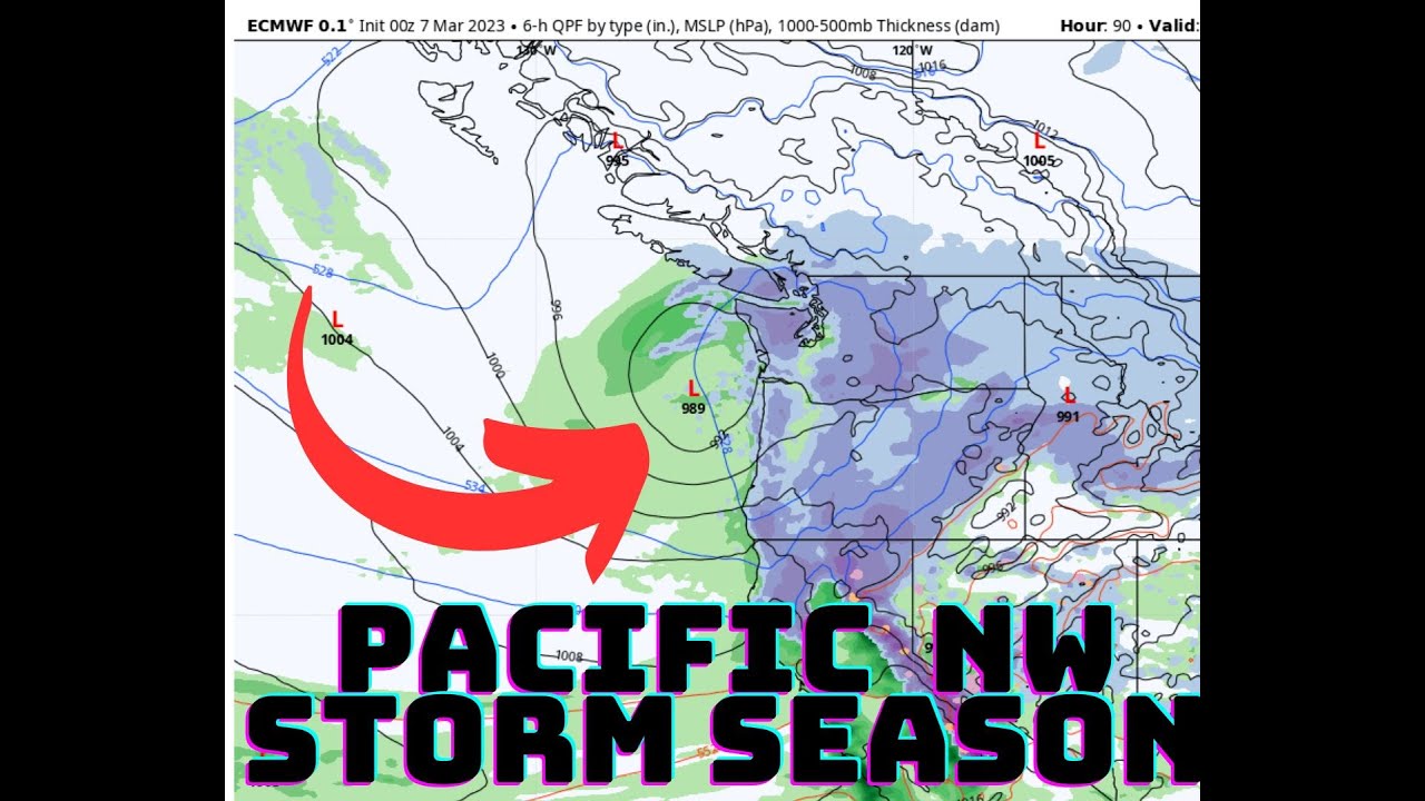 PNW storm incoming! - YouTube