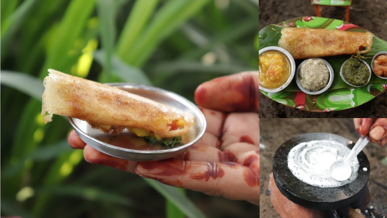 Miniature masala Dosa | Masala Roast Recipe | Miniature cooking #08 ...