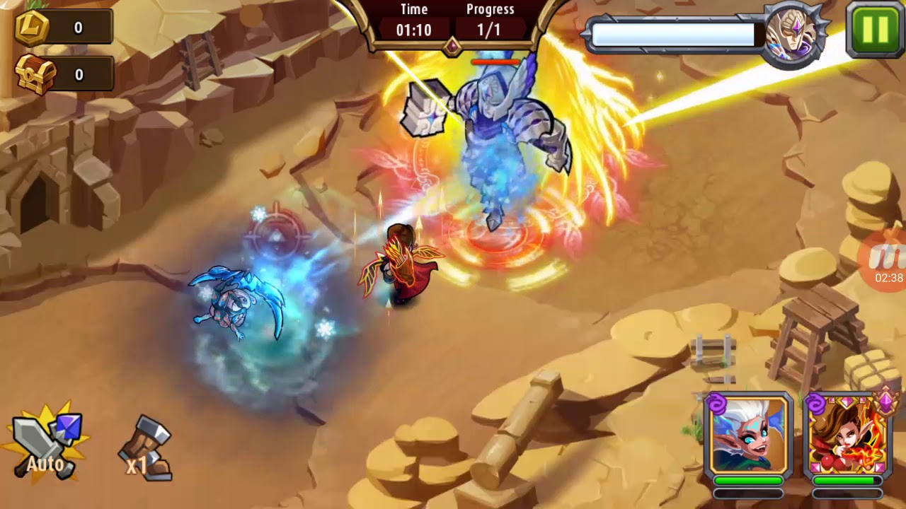 Magic Rush - Lufias crazy lifesteal, and Brunhilde damage - YouTube