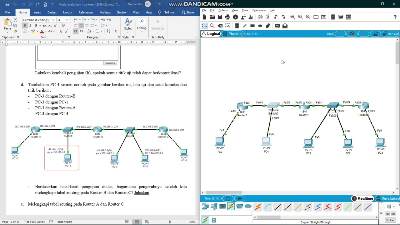 Static Routing & Dynamic Routing (RIP) pada Cisco Packet Tracer - YouTube