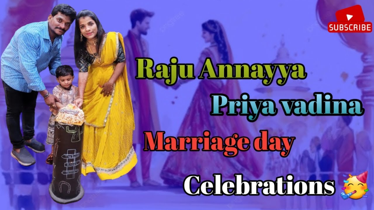 Raju Annayya Priya vadina marriage day celebrations 🥳 🥳 #urs_karuna # ...