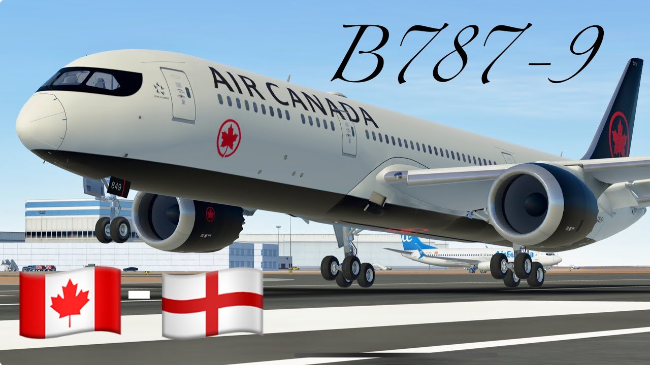Infinite Flight | Toronto-London |Real Route| Boeing 787-9 Air canada ...