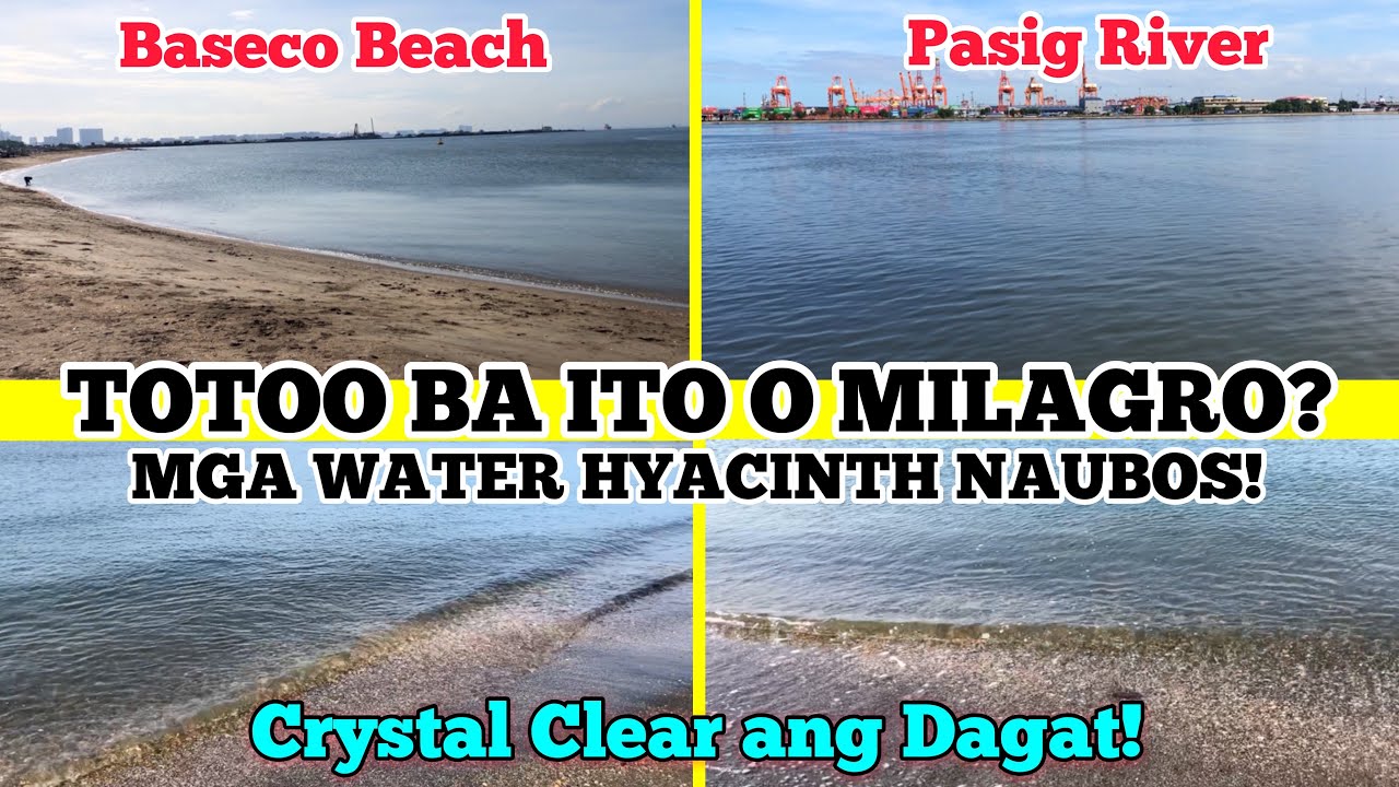 MILAGRO SA BASECO BEACH & PASIG RIVER! - YouTube
