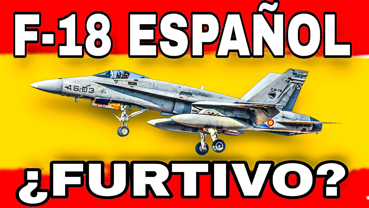 ESPAÑA BUSCA REDUCIR LA FIRMA EN EL RADAR DE SUS F-18 HORNET - YouTube