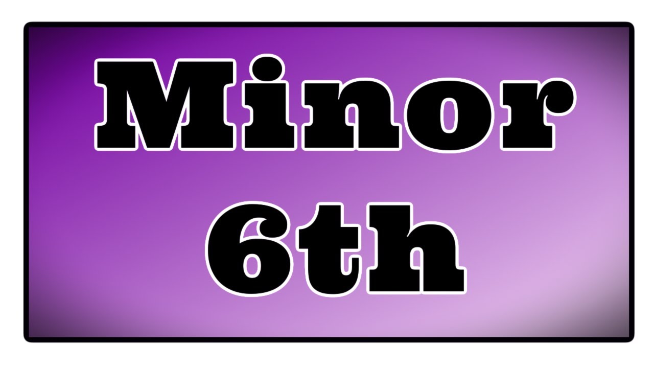 The Minor 6th Vocal Exercise | Ear Training | Music Intervals - YouTube