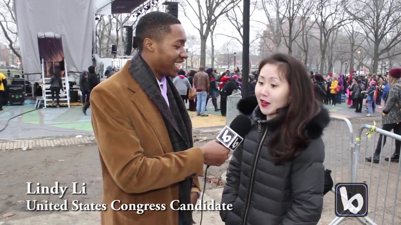 Bizinthehood Media Interview: Lindy Li @ Philadelphia Women's March ...