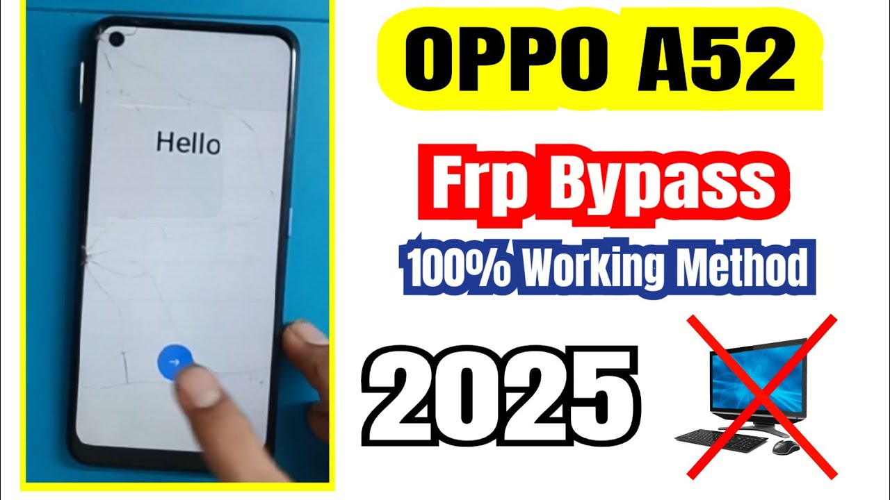 Oppo A52 Frp Bypass Without Pc 100 Working Method 2025 Hou To Frp Oppo 1928