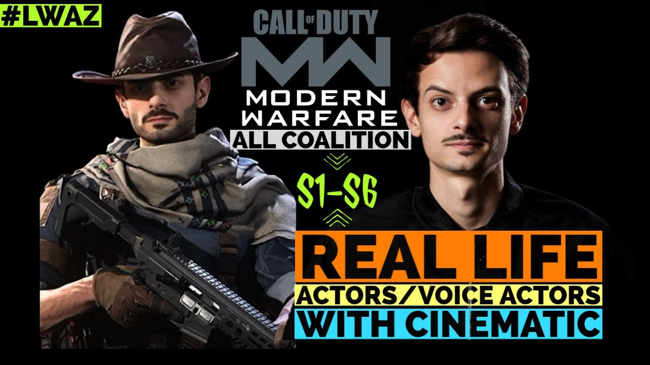 REAL LIFE ACTORS/VOICE ACTORS (S1-S6) | WITH CINEMATIC - CALL OF DUTY ...