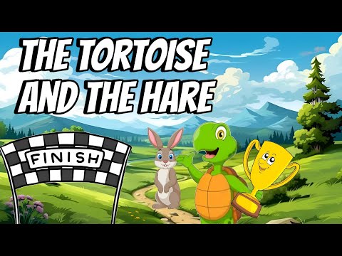 The Hare and Tortoise Race | Slow and steady wins the race | English ...