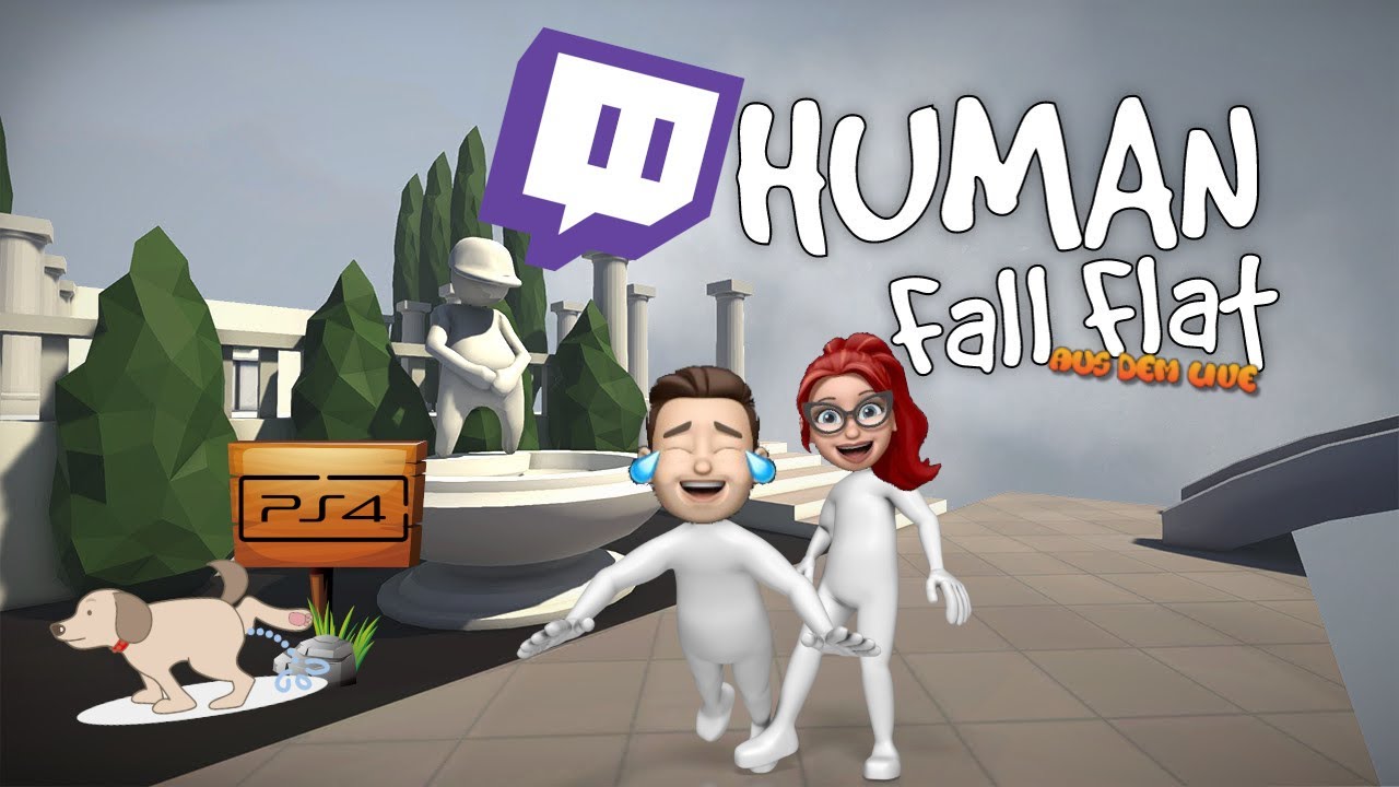///Livestream/// Elfen unter sich/// Human Fall Flat(PS4)/// - YouTube