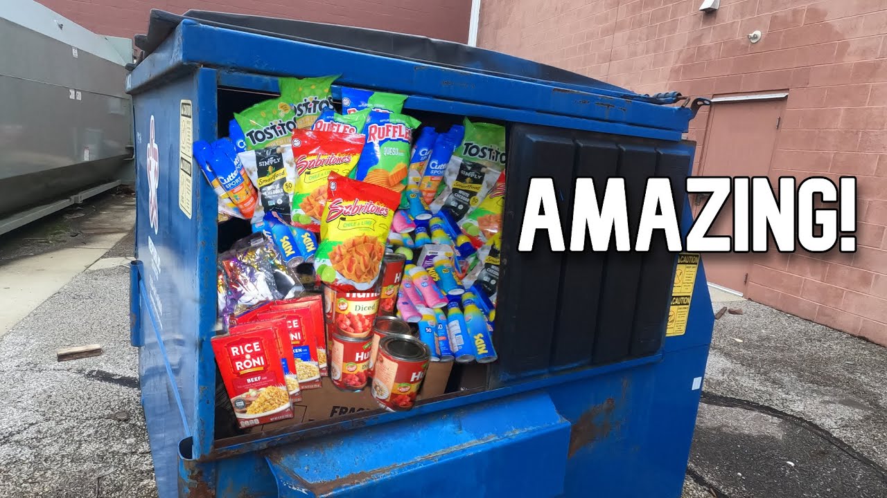 Dumpster Diving- Rice a Roni, Chips, Sunscreen, Much More + The Critter ...