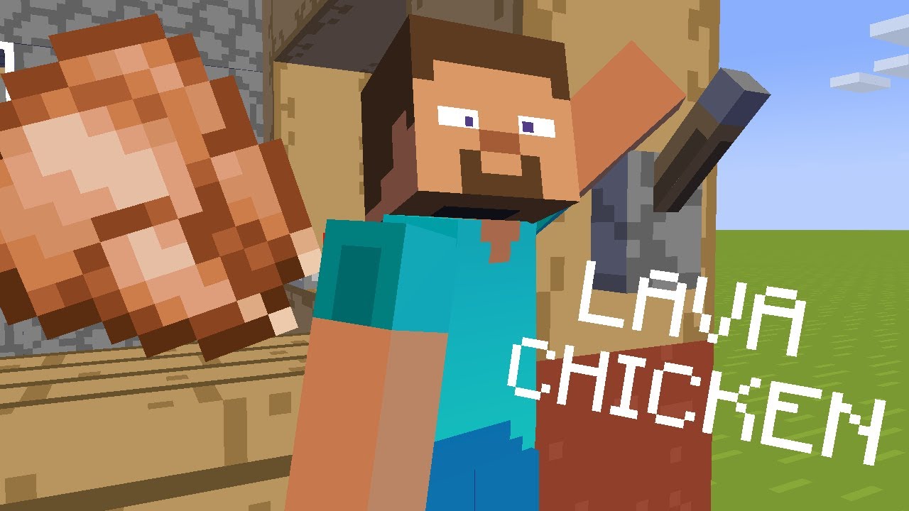 Steve's Lava Chicken but I ANIMATED IT - YouTube