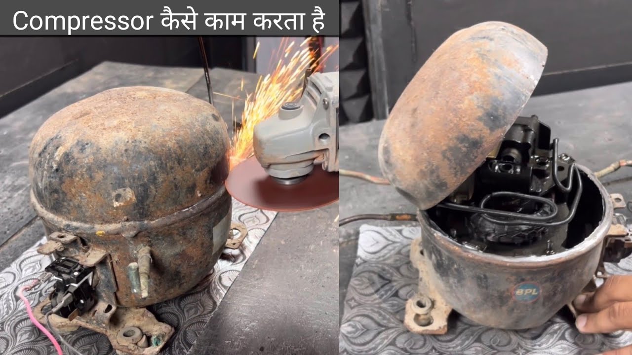 👉Freezer compressor work कैसे करता है @electricsciencetrick #shorts # ...