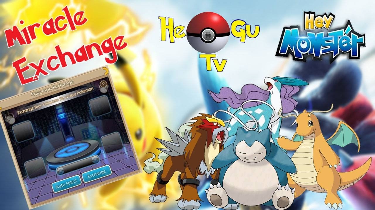 Hey Monster - (Pokémon Classe S) Miracle Pokémon Exchange - YouTube