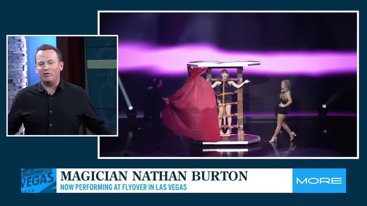 Magician Nathan Burton now performing at Flyover Las Vegas - YouTube