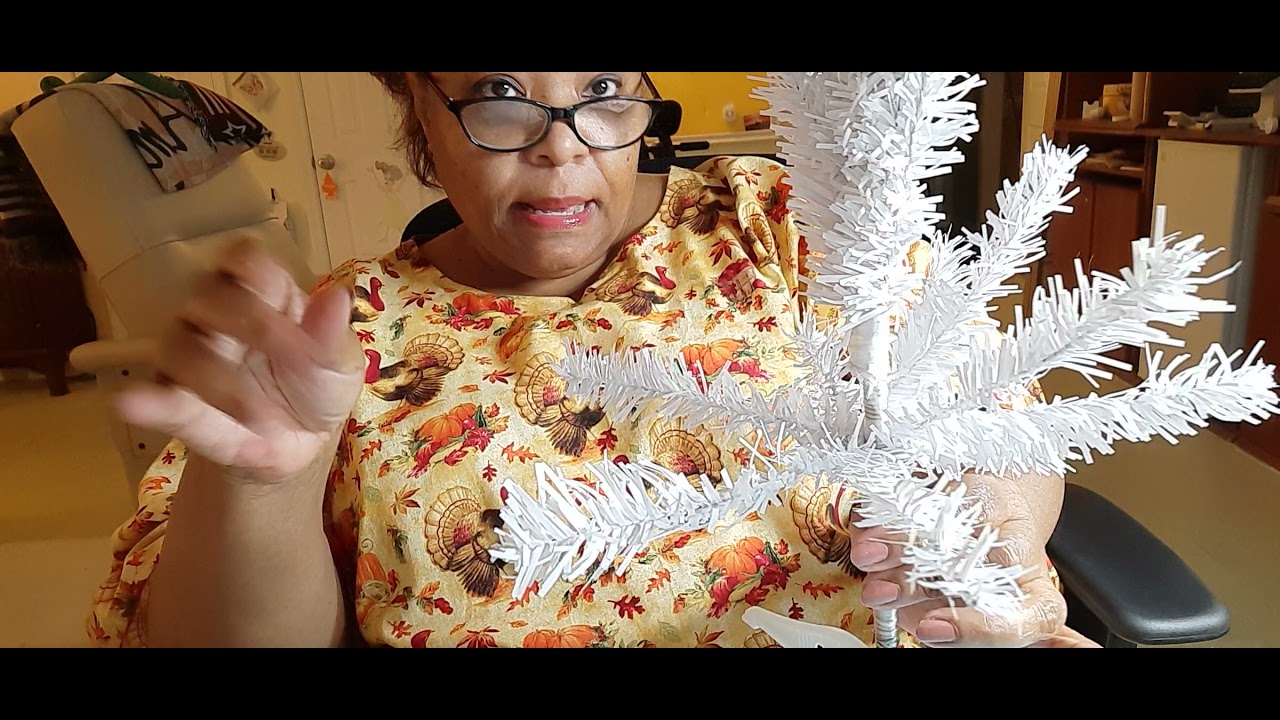 Dollar Tree Christmas Tree Decorating for Senior Citizens - YouTube