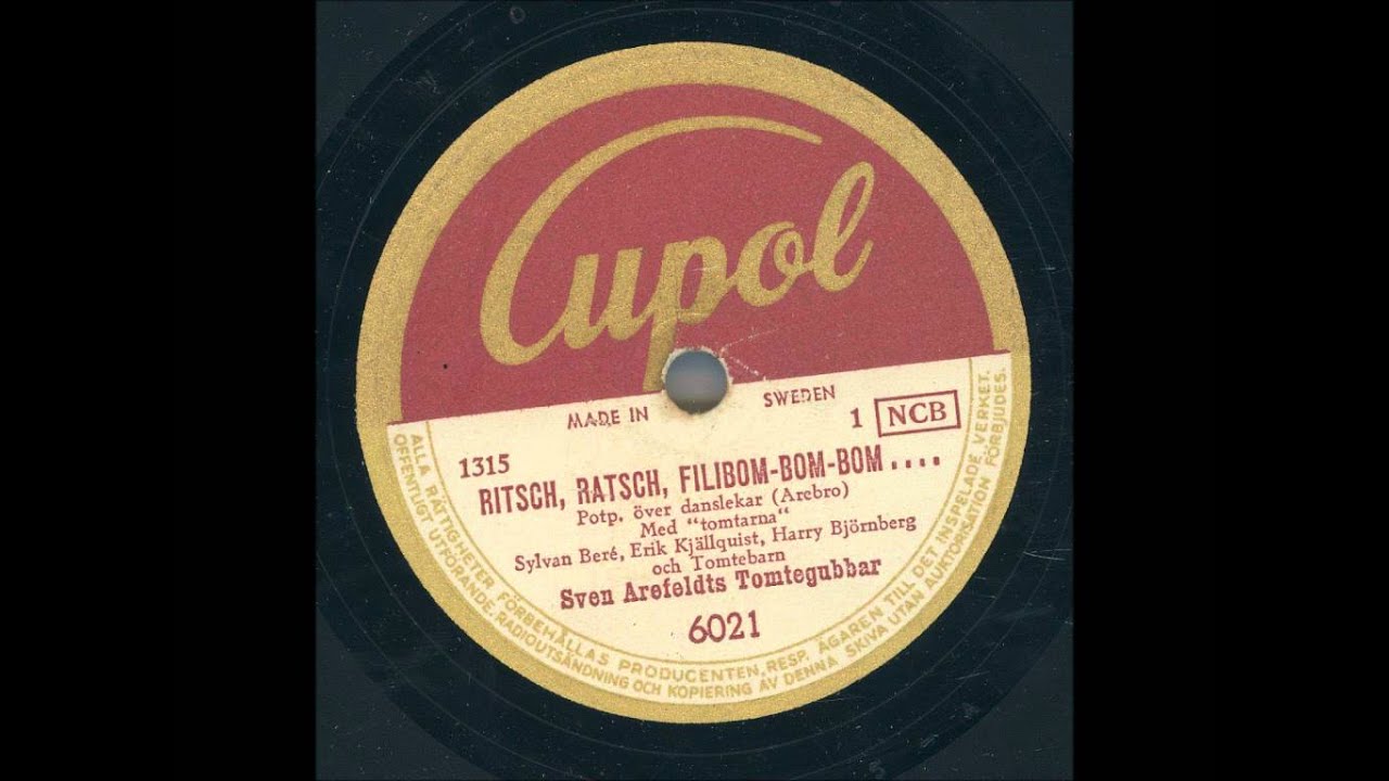 Julmusik - Sven Arefeldts Tomtegubbar - Ritsch, Ratsch, Filibom-Bom-Bom ...