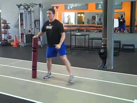 VIPR Lateral Lunge w/ Tilt & T-Spine Rotation - YouTube