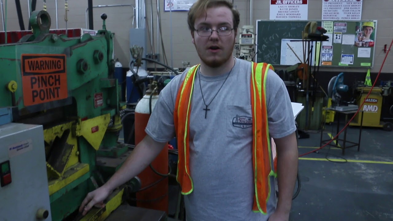 Haleyville High School Shear Accident - YouTube