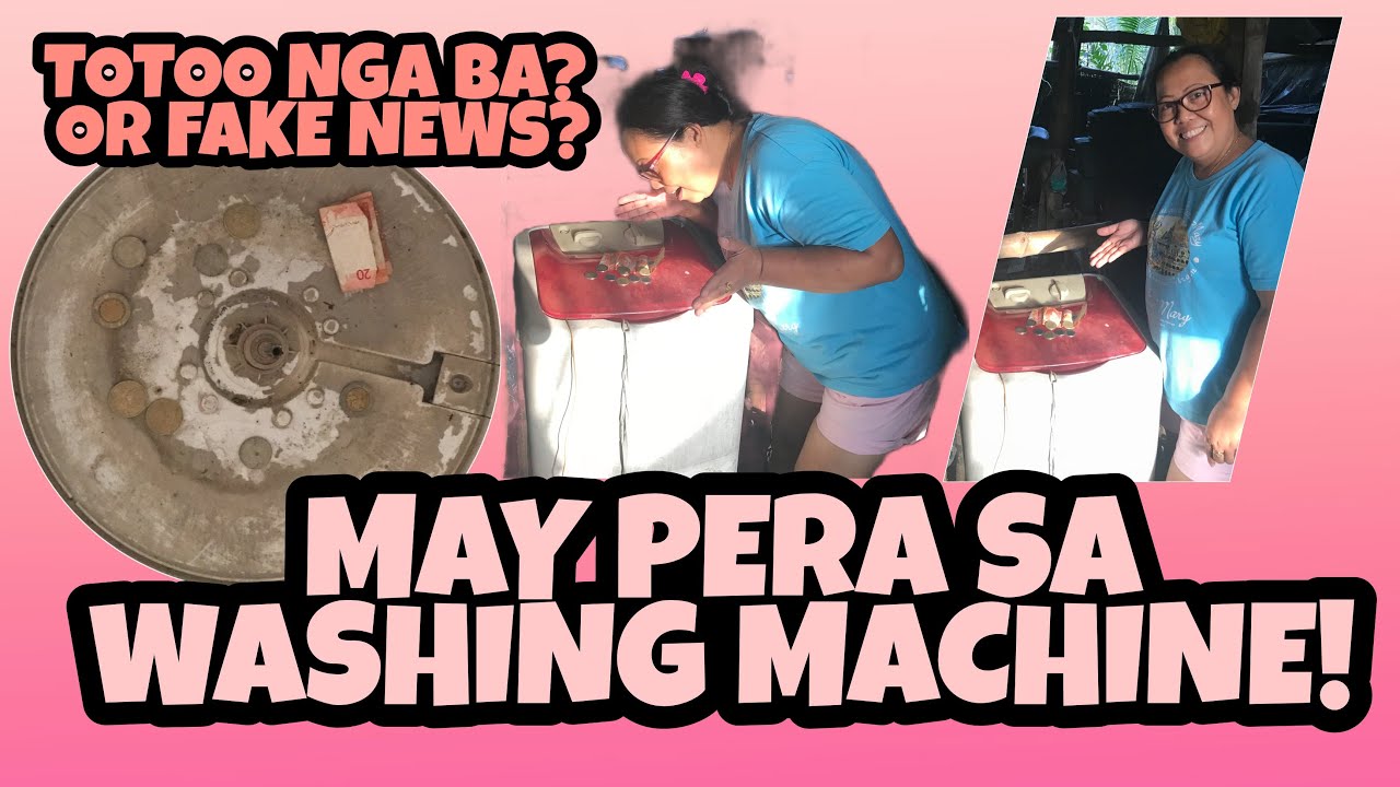 MAY PERA SA WASHING MACHINE! | JOSYANG OSIE - YouTube