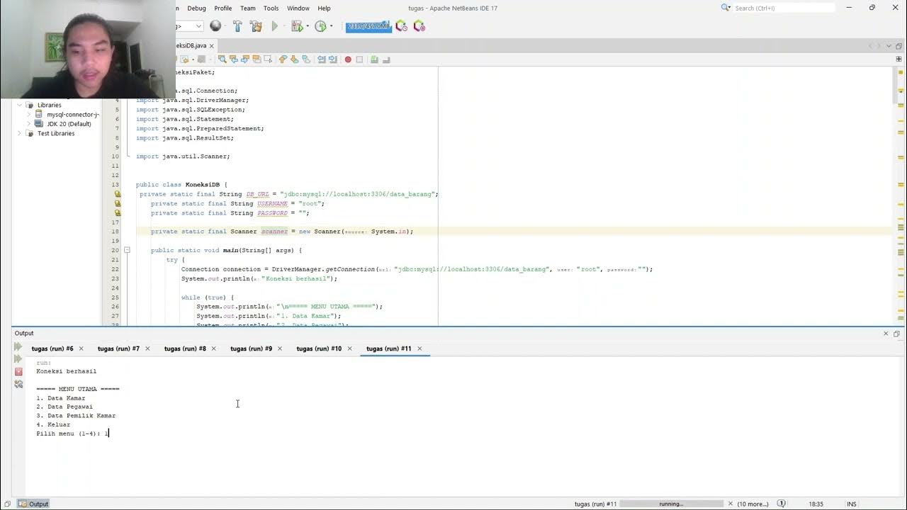 CRUD JAVA || MEMBUAT CRUD DATABASE DENGAN DATA KOS KOSAN - YouTube