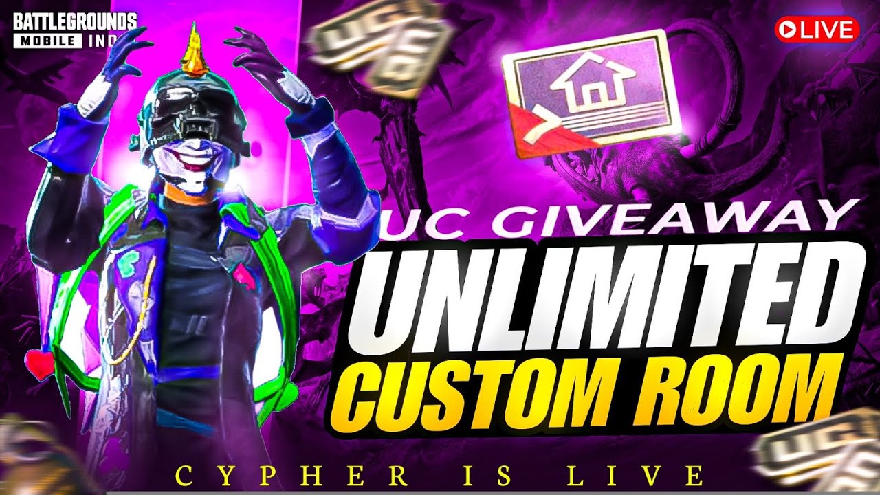 🔴CLASSIC CUSTOM ROOM | BGMI LIVE#@CypherPlayzYT # ...