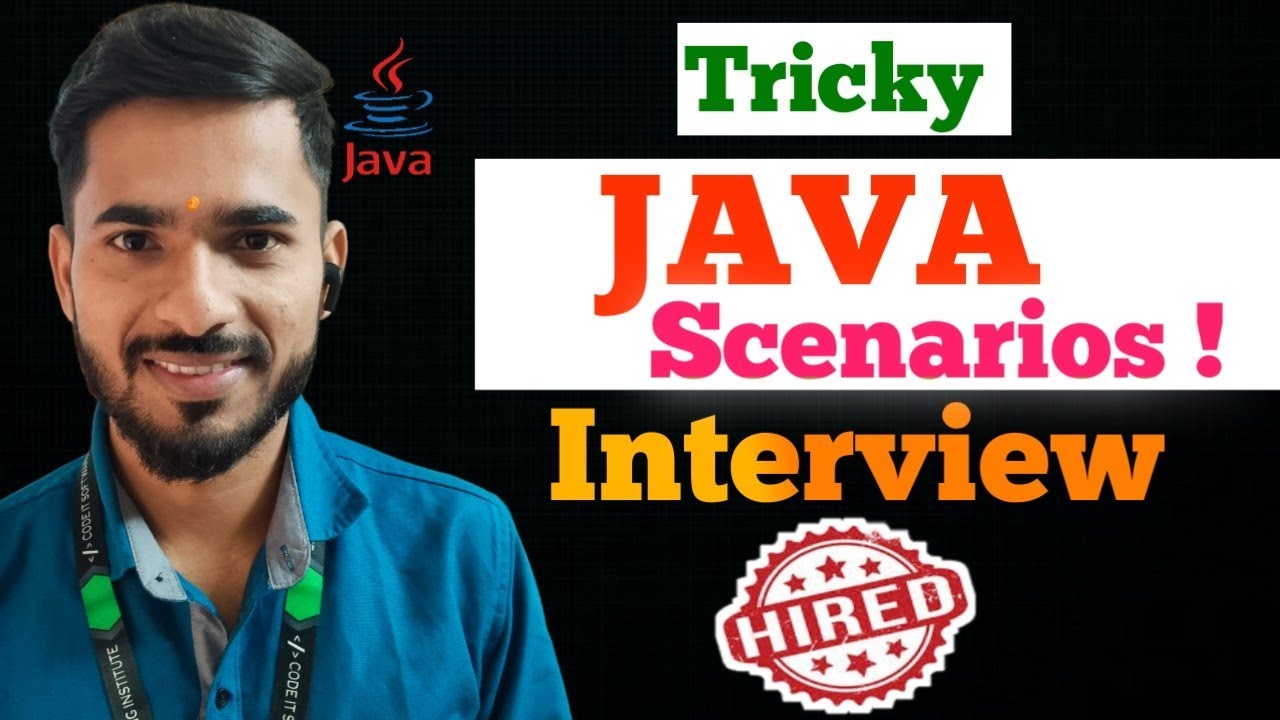 Scenario Based Java Interview Questions Wow 😎 Hired Job Ready Questions Aadiandjava Youtube