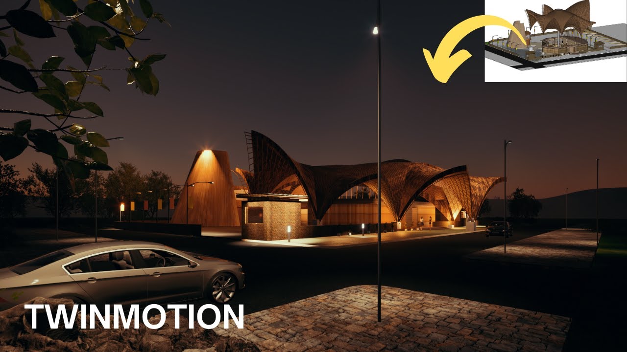 ANIMATION | TWINMOTION | BAMBOO SYMPHONY : TRANSIT HUB - YouTube