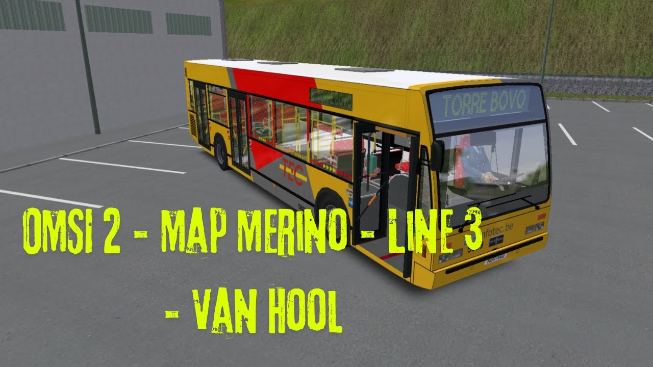 OMSI 2 - Map Merino - Line 3 - Van Hool - YouTube