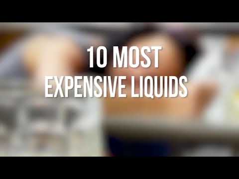 Most expensive liquids - YouTube