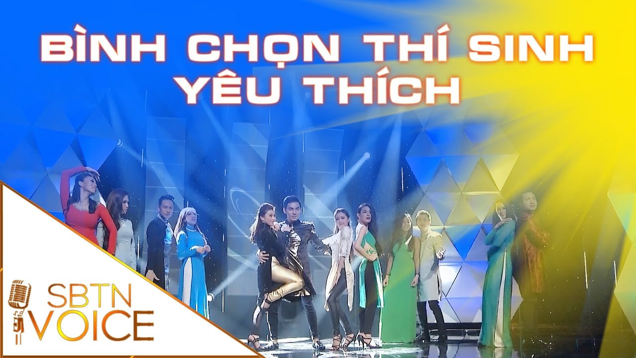Bình chọn thí sinh yêu thích trở lại Đêm Chung Kết SBTN VOICE 2018 ...