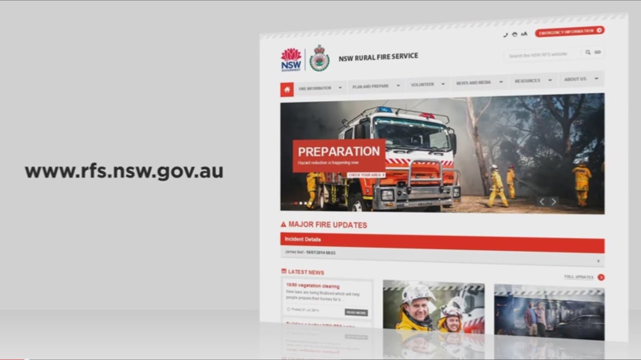 Building a better NSW RFS website - YouTube
