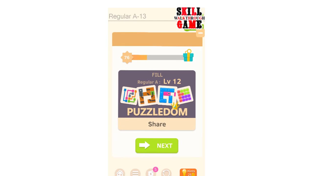 Puzzledom - Fill Regular A Level 1 - 50 - Walkthrough - YouTube