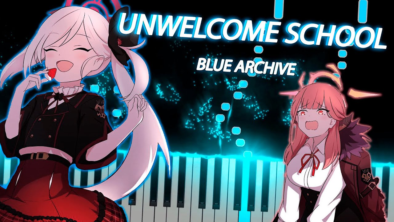 Blue Archive OST 7 - Unwelcome School | [Piano] - YouTube