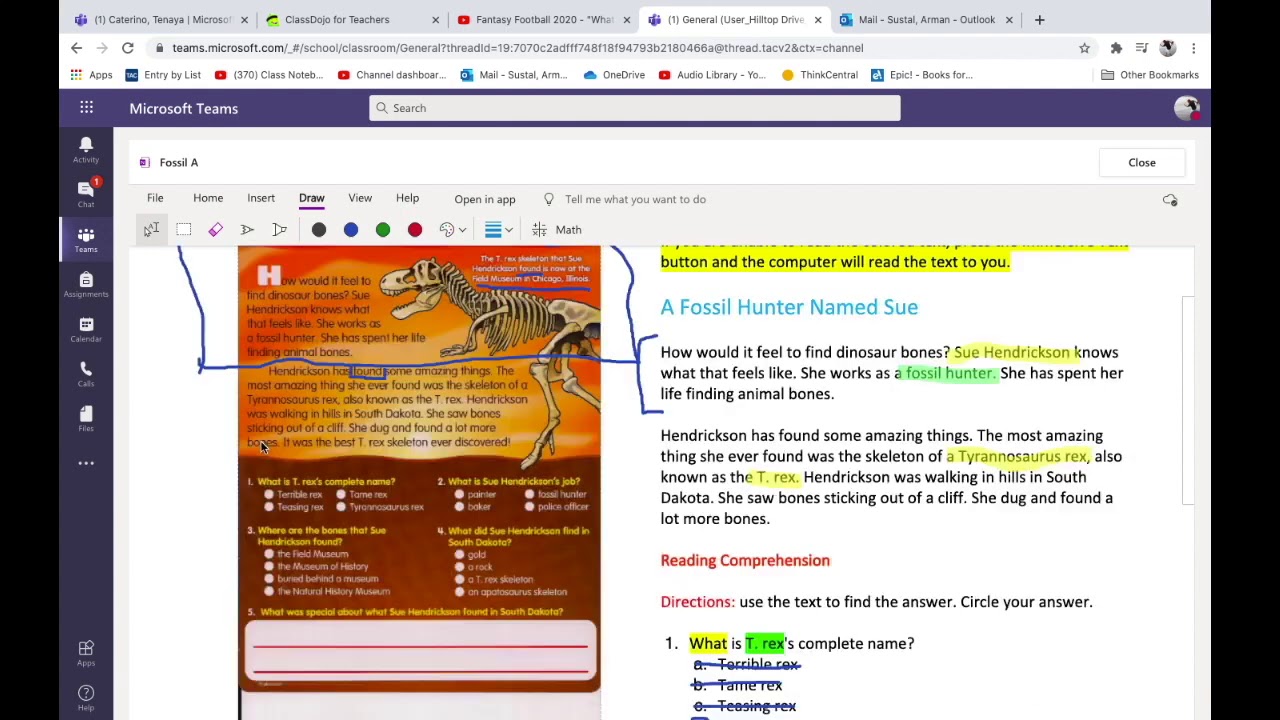 TEAMS: How to Work On & Turn In Assignments - YouTube