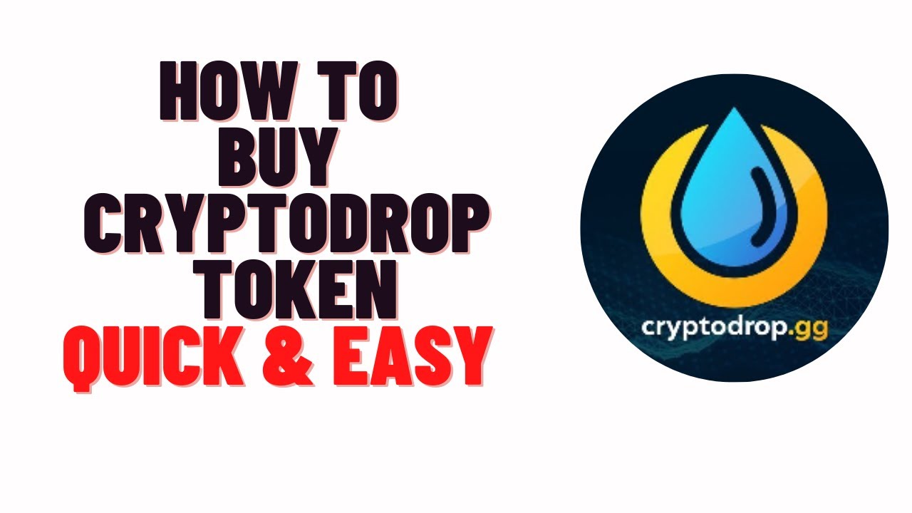 how to buy cryptodrop token on trustwallet - YouTube