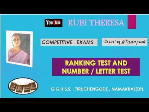 RANKING TEST AND NUMBER LETTER / TEST _ Sum 1 to 5 - YouTube