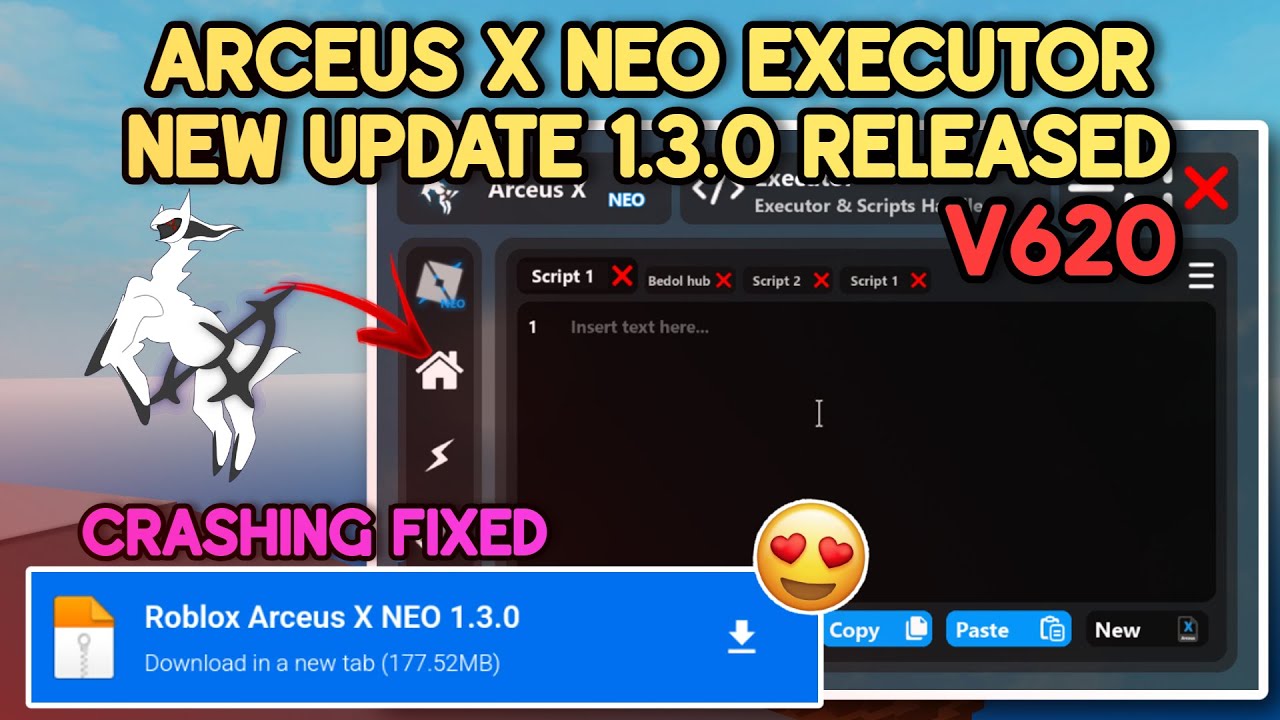 Arceus X Neo Executor New Update 1.3.0 Released | Crash Fixed | Arceus ...