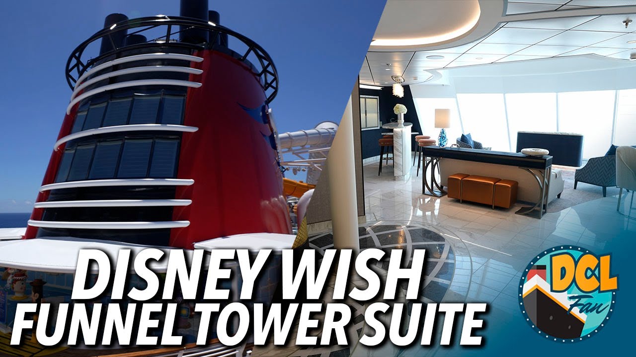 Disney Wish Funnel Tower Suite with Moana Theme - YouTube